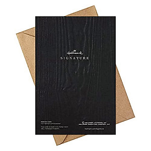 Hallmark Signature Father's Day Card or Birthday Card for Men (Deer Head)