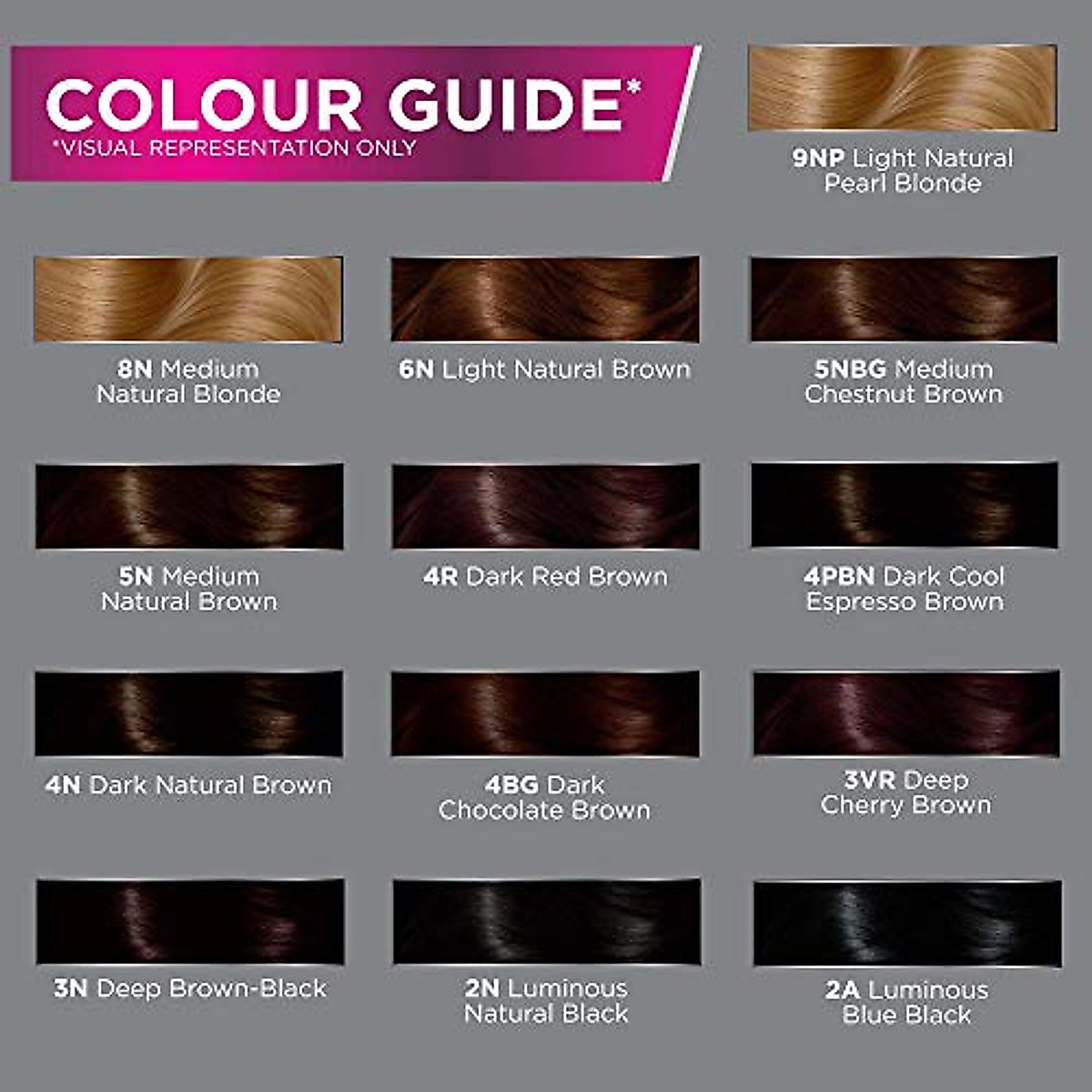 John Frieda Precision Foam Colour, Dark Red Brown 4R, Full-Coverage Hair Color Kit, Anti-Fade Gray Coverage, Deep Color Saturation Hair Dye, 1 Application