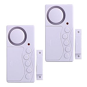 JOJOCY Freezer Door Alarm When Left Open,Fridge Door Alarm with Delay Upgrade 3/15/30/60 Seconds Security, Adjustable Delay Wireless Fridge Alarm Door Open Chime Refrigerator Wireless Alert (2)