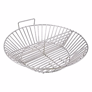 only fire Stainless Steel Charcoal Ash Basket Fits for Kamado Joe Big Joe