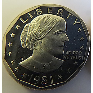 1981 S Susan B. Anthony Type 1 Proof Dollar Dollar Perfect Uncirculated US Mint