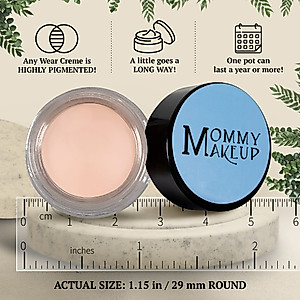Any Wear Creme Eyeshadow - Waterproof, Smudge-proof, Highly Pigmented - Cream Eye Shadow for Eyes, Cheeks & Lips - Oil-free, Paraben-Free, Cruelty Free (Brighten Up) by Mommy Makeup