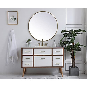Elegant Kitchen and Bath 48 inch Bathroom Vanity Cabinet - White