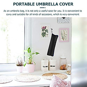 Veemoon Umbrella Bag Umbrella Carry Bag Portable Umbrella Storage Bag Umbrella Hanging Pouch Umbrella Wet Bag for Home Outdoor Blue