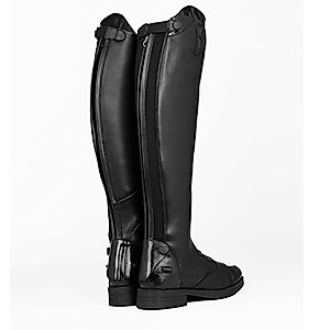 HORZE Cleo Womens Shiny Tall Field Boots - Black - 6.5