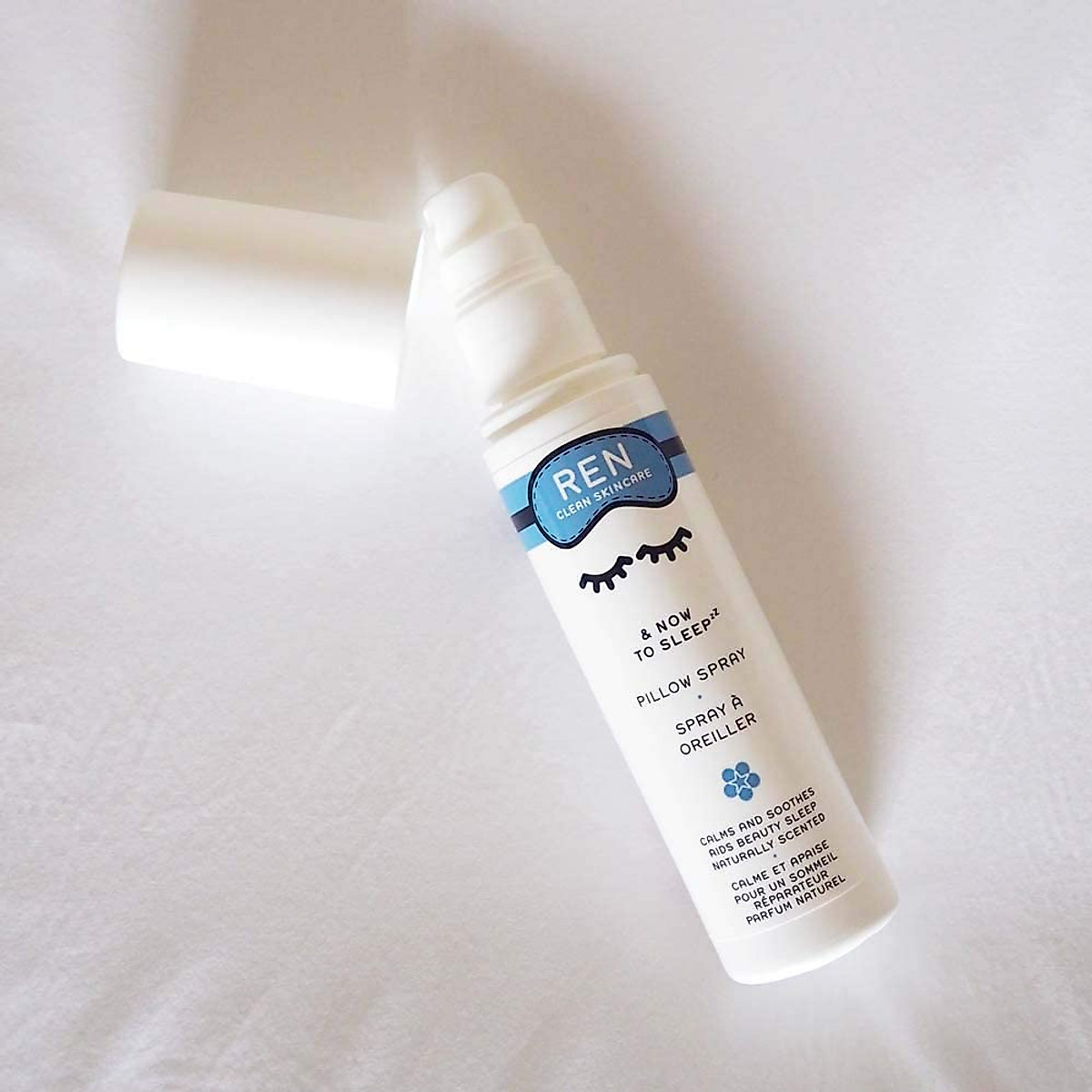 REN Clean Skincare - & Now To Sleep Pillow Spray - Lightly Scented Lavender Pillow Mist to Enhance Sleep, 2.5 Fl Oz