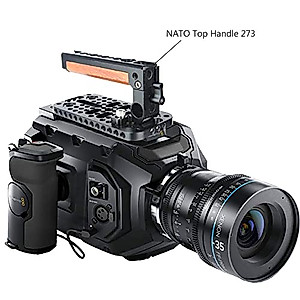 NICEYRIG Camera Cheese Mounting Plate, Universal Top Plate Applicable for URSA Mini 4K, Gimbal Stabilizer, Shoulder Rig System - 031