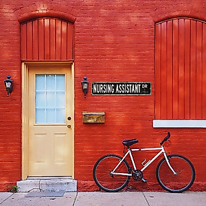 ArogGeld Nursing Assistant Metal Sign Nursing Assistant Gift Nursing Assistant Decor Nursing Assistant Sign Custom Street Metal Sign Retro Shabby Chic Wall Art Wall Hanger Home Decor Wall Decorations