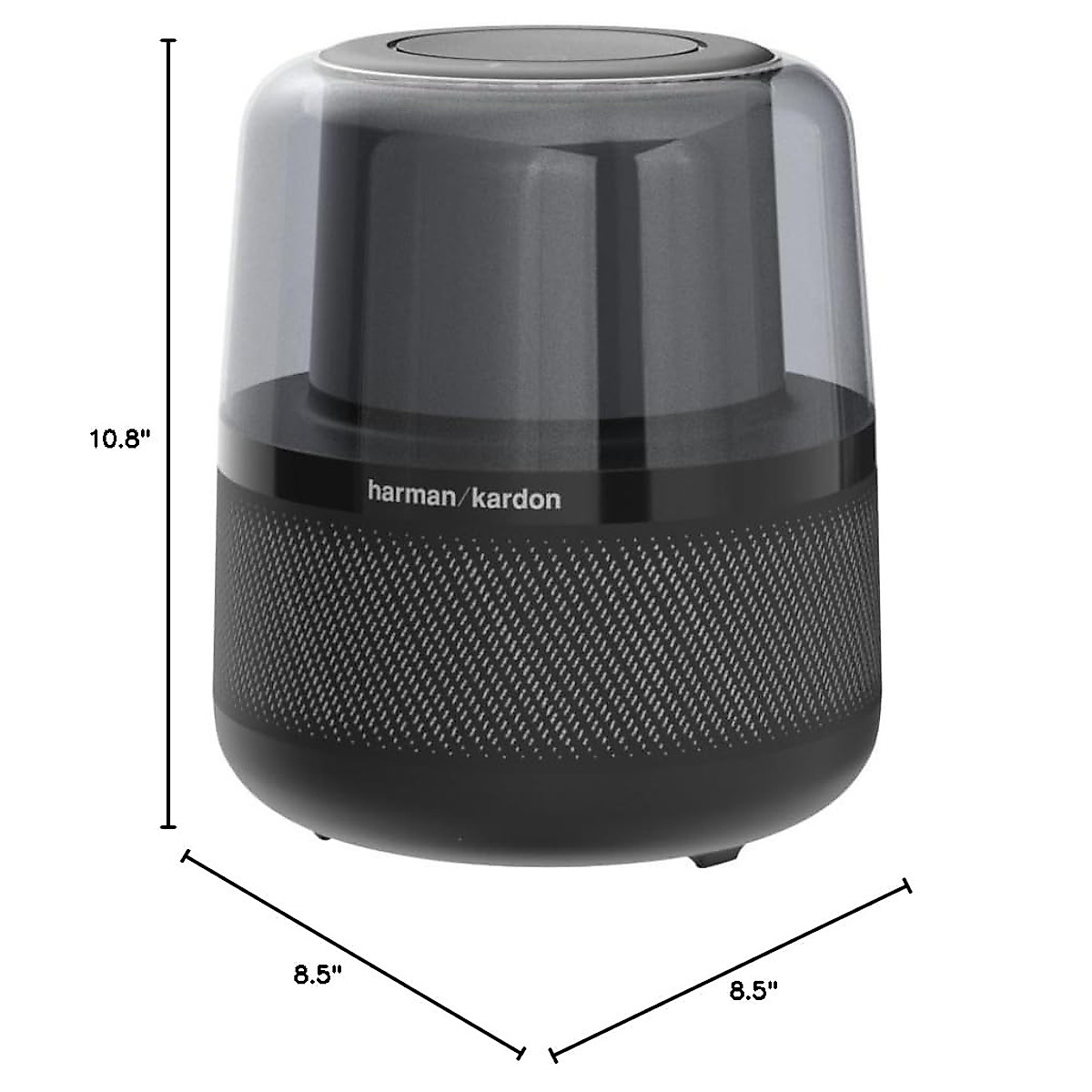Harman Kardon Allure Voice-Activated Home Speaker with Alexa, Black
