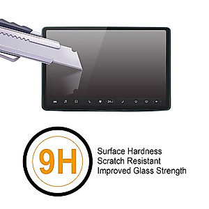 Supershieldz Designed for Tesla Model 3 and Model Y (15 inch) Tempered Glass Screen Protector, 0.33mm, Anti Scratch, Bubble Free