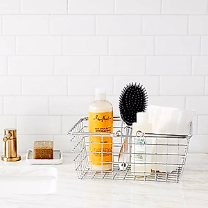 Spectrum Diversified Wire Storage Basket, Medium, Chrome (43270)