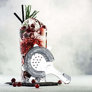 Double Strainer + Cocktail Hawthorne Strainer(Bundle)