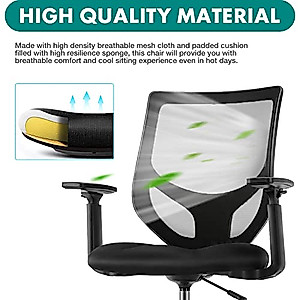 OLIXIS Tall Standing Office Desk Drafting Chair with Adjustable Foot Ring, Darkblack