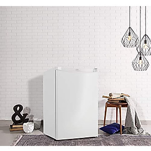 Danby DAR044A4WDD-6 4.4 Cu.Ft. Mini Fridge, Compact Refrigerator & TOSHIBA EM131A5C-BS Countertop Microwave Ovens 1.2 Cu Ft, 12.4" Removable Turntable Smart Humidity Sensor