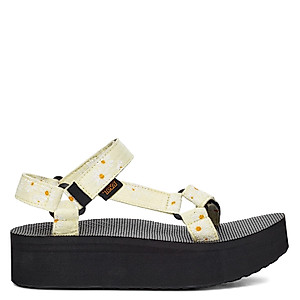 Teva Women's Flatform Universal Gloriosa Sandal, Yellow, 9