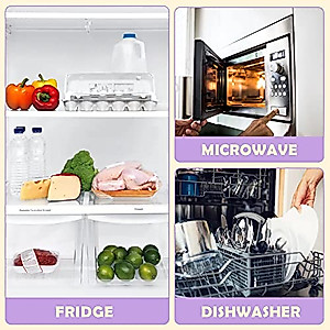 Glass Baby Food Storage Containers COMI Reusable 4OZ Baby Food Jars with Food Grade Plastic Lids, Pack of 6, Microwave/Dishwasher Friendly