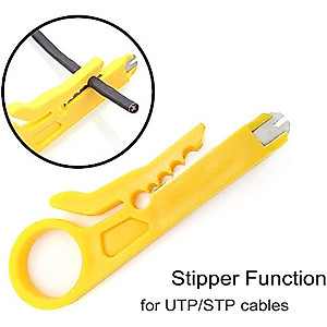 Wire Stripper Coaxial Cable Stripper Wire Cutter for RG-58, RG-59, RG-6, RG-8X, Mini-8 and LMR-240 Coax Cables – Adjustable Coax Stripping Tool