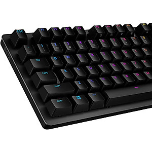 Logitech G512 Carbon LIGHTSYNC RGB Mechanical Gaming Keyboard with GX Brown switches - Tactile (Renewed)