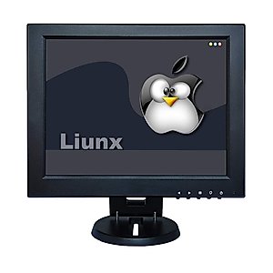 iChawk 12.1" inch Monitor 1024x768 4:3 Positive Screen HDMI-in USB VGA Plastic Case Built-in Speaker Support Linux Ubuntu Raspbian Debian OS Industrial Resistive Touch LCD Screen Display W121PT-592RL