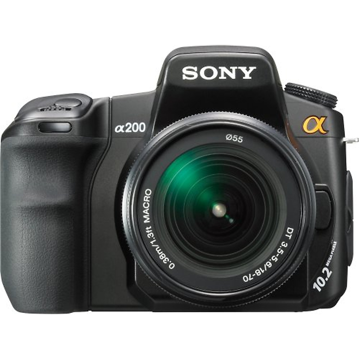 Sony Alpha A200K 10.2MP Digital SLR Camera Kit with Super SteadyShot Image Stabilization with 18-70mm f/3.5-5.6 Lens