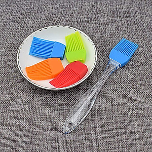 IEasⓄn Home Kitchen,Bread Basting Brush BBQ Baking DIY Kitchen Cooking Tools IE-NN17 (Yellow)