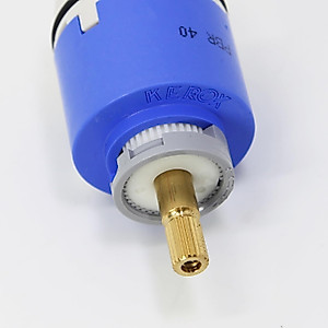 Kerox PBR 40 Faucet Cartridge, OEM Pressure Balance Cartridge Replacement, Compatible with Cleveland 40069 Sigma Faucet 18.30.865 Newport Brass 1-280 Rohl 189369 Single Lever Shower Tub Repair