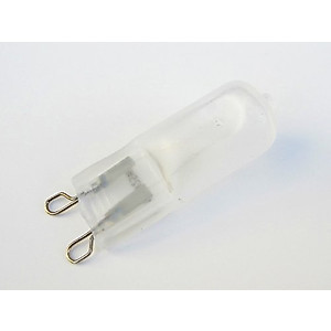 CTKcom T4 G9 50W Halogen Light Bulbs(10 Pack)- Frosted Halogen Bulbs G9 Bi-Pin Base 120Volt 50Watt Light Lamp Bulbs,10 Pack