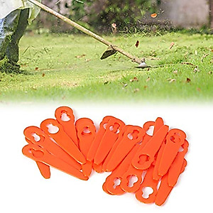 Gavigain 24PCS Blade, String Trimmer Head Blades Replace Plastic Cutter Blades Replacement Wacker Head Blades Fits Lawn Mower Trimmer Blades Accessories for Cordless Grass Trimmer