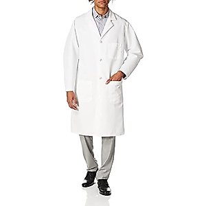 Red Kap Men's Exterior Pocket Lab Coat, White, Medium