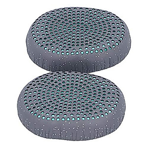 DAUERHAFT Blue Headphone Ear Pads Durable Ear Cushions Replacement Easy to Operation Soft for Skullcandy Riff Wireless
