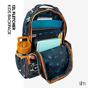 Simple Modern Toddler Backpack for School Boys | Kindergarten Elementary Kids Backpack | Fletcher Collection | Kids - Medium (15" tall) | Under Construction