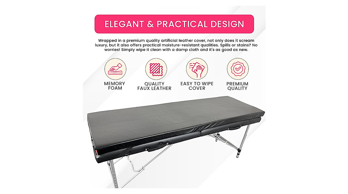 XOLLOZ Memory Foam Lash Bed Topper | Comfortable & Anti-Slip