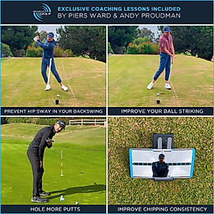 ME AND MY GOLF Mini-max Mini Max Golf Training Mirrors, Mirror Set, Silver, One Size UK