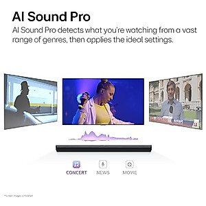 LG Sound Bar SC9S Perfect Matching for OLED C TV with IMAX Enhanced and Dolby Atmos