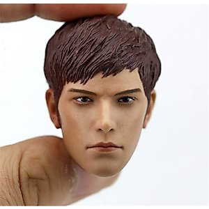 HiPlay 1/6 Scale Male Figure Head Sculpt, Handsome Men Tough Guy, Doll Head for 12 inch Action Figure HS040 (D)