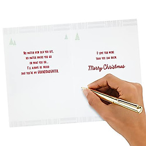 Hallmark Christmas Card for Granddaughter (Snowy City)