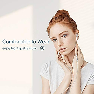 YHSRBD 2 Pack Wired Earbuds Headphones, 3.5mm Earphones with Microphone for iPhone Headphones, Noise Isolating Volume Control Stereo Bass, Compatible with iPhone iPad iPod MP3 Android for Computer