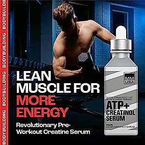 Pre-Workout Creatine for Men. ATP Energy, Lean Muscle Mass, Strength + Endurance. Amino Acids, Vitamins, ATP Fuel. Delays Lactic Acids. Boosts Fitness, Stamina & Recovery. Glucosamine for Joints.