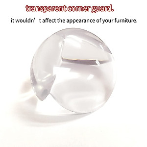 Corner Protector Table Corner Guard Baby Proofing Table Corner Guards Protectors for Furniture Against Sharp Corners,Clear Furniture Protectors for Child Safety 12PCS