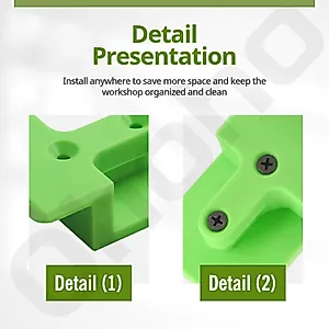 Leaf Blower Wall Mount Bracket for Ego Power+ 530CFM, 650CFM, 615CFM, LB5300 Leaf Blower, Easy to Store Your Blower, with Accessories(Does not Conform to self 765 cfm)