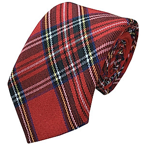 Men's Scottish Royal Stewart Tartan Neck Tie