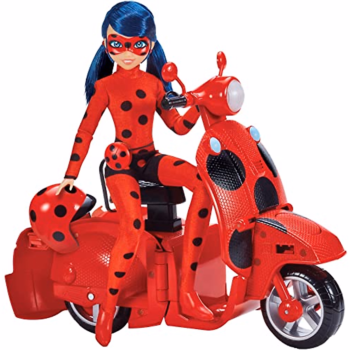 Miraculous Ladybug Switch N Go Scooter And Fashion Doll Playset | 26cm Miraculous Ladybug Doll With Transforming Scooter And Accessories | Miraculous: Tales Of Ladybug And Cat Noir Toys Scooter Doll