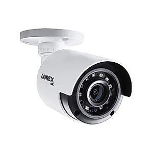 Lorex 4K Security Camera System, Ultra HD Indoor/Outdoor Analog Wired Bullet Cameras with Motion Detection Surveillance, Color Night Vision and Active Deterrence, 2TB 8 Channel DVR, 4 Cameras