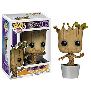POP Marvel: Guardians of The Galaxy - Dancing Groot Funko Pop! Vinyl Figure (Bundled with Compatible Pop Box Protector Case), Multicolored, 3.75 inches