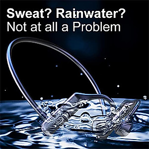 TWIFER Open Bone Conduction Wireless Bluetooth Smart Sports Noise Cancelling Bluetooth 5.3 Headset Waterproof Headphones for Yoga Running Gym