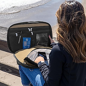 Xtreme Sight Line ~ FLEX Faraday Bag for Laptops, Tablets, and Mid-Size Electronics ~ Tracking/Hacking Defense ~ Stone