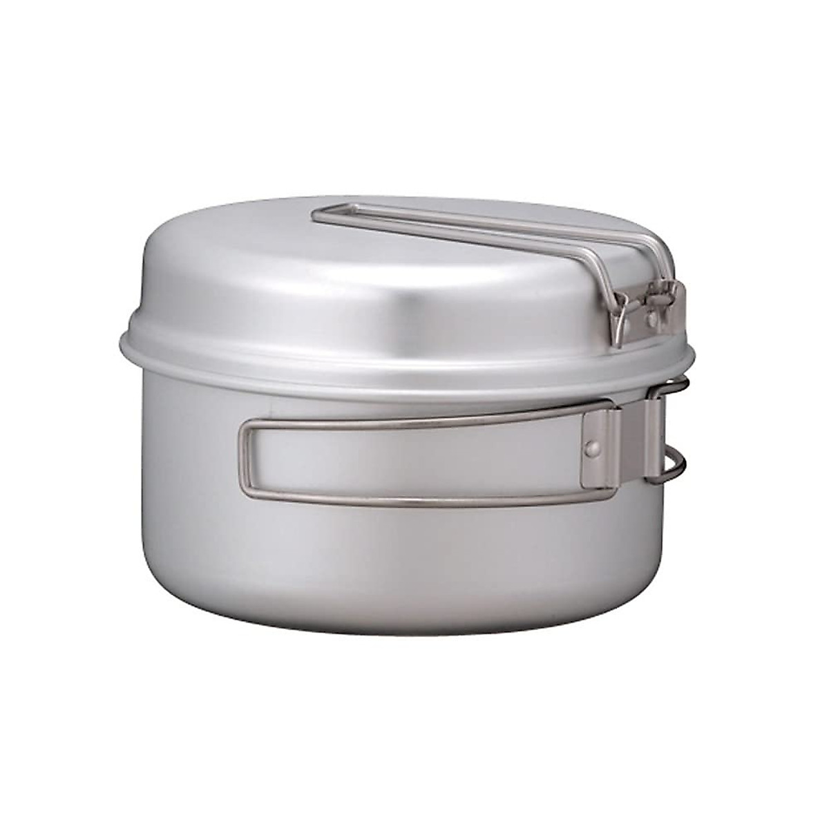 Snow Peak Titanium Multi Compact Cookset - Ultralight Camping Cookware Set with Pots & Frying Pans - Titanium Cookset for Outdoor Cooking