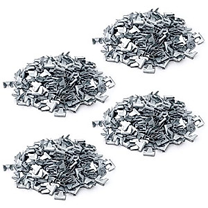 1200 Pieces Wire Cage Clips Rabbit Cage Clips Cage Building Clips for Quail Pigeon Chicken Pet Dog Cat Cage