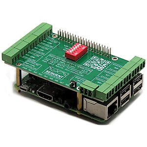 Eight HV Digital Inputs 8-Layer Stackable HAT for Raspberry Pi