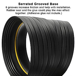 Eapele 10ft Garage Door Threshold Seal Weatherproof Easy Cut Replacement Strip